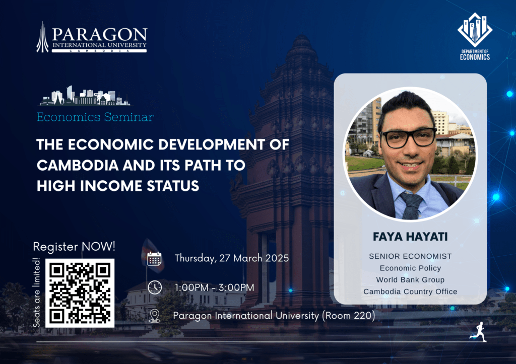 Seminar: The Economic Development of Cambodia and its Path to High Income Status - Paragon ...